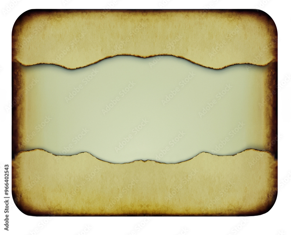 Retro paper background with retro frame with burnt edge. Vintage ...