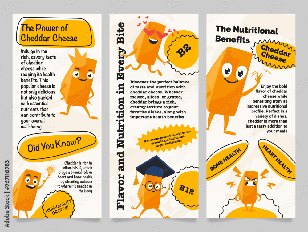 Brochures that explain the nutritional benefits and delicious taste of ...