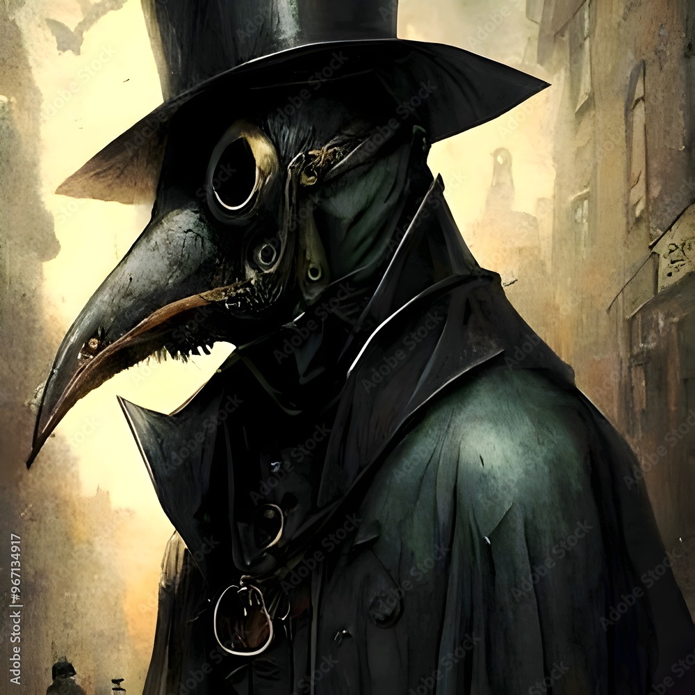 Ilustração plague doctor, plague doctor mask, plague doctor art, anime ...