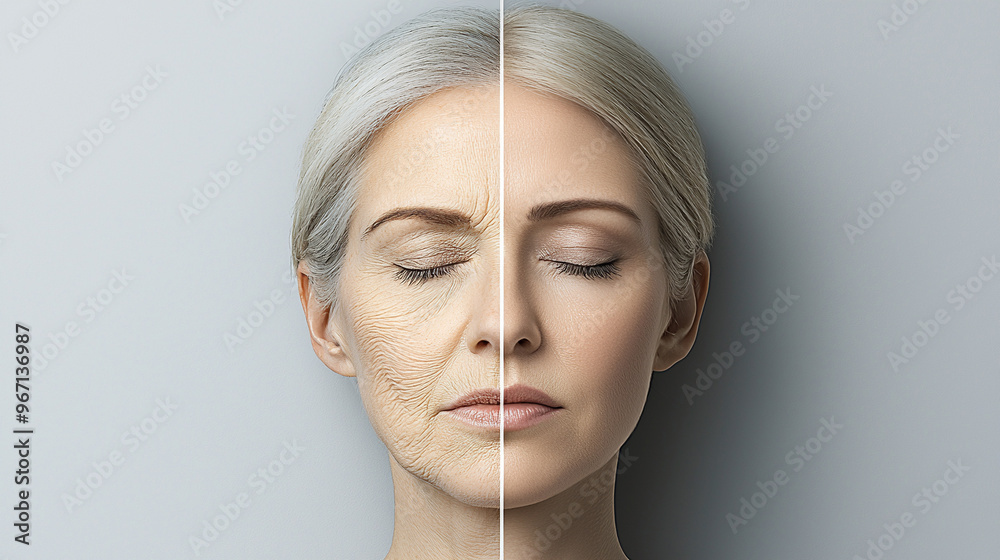 The photograph offers a comparison of the metamorphosis of a white ...