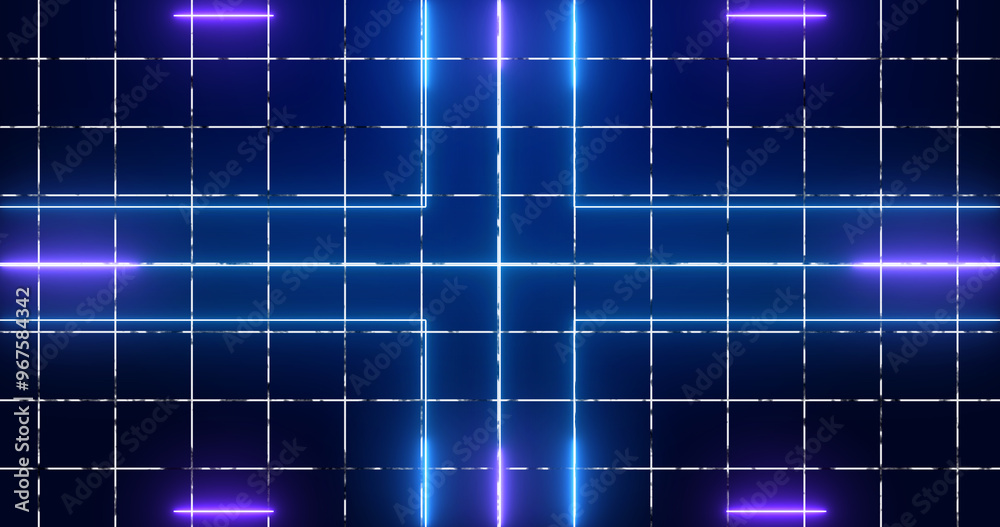 Abstract digital data technology animated lines futuristic background ...