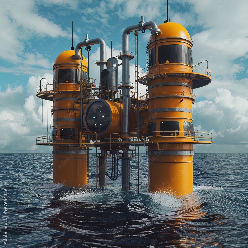 Ocean thermal energy conversion OTEC exploiting temperature differences ...