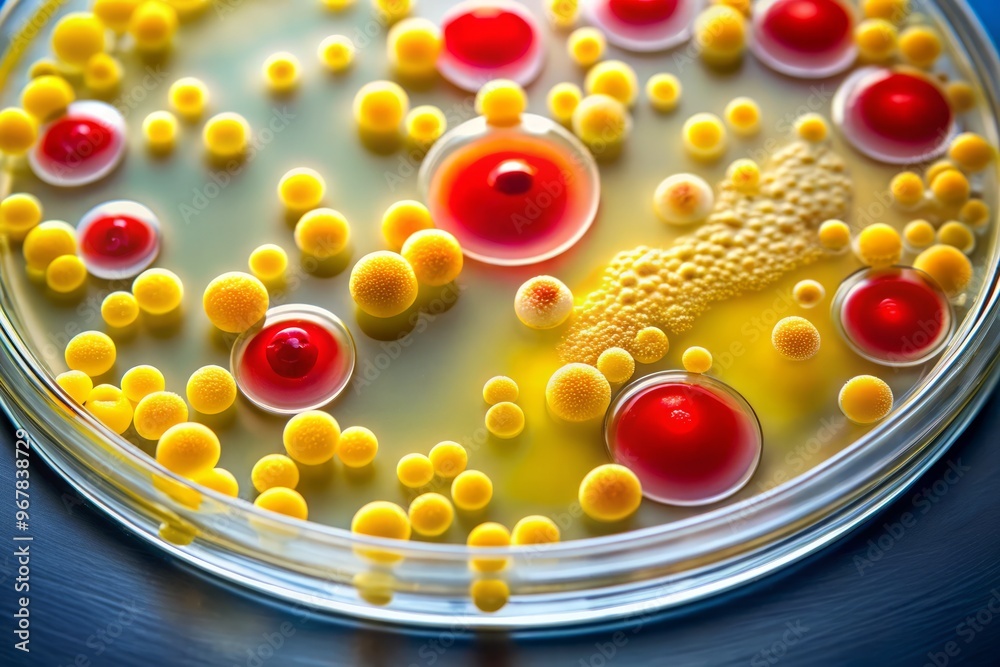 Macro image of Staphylococcus aureus bacteria, a common cause of skin ...