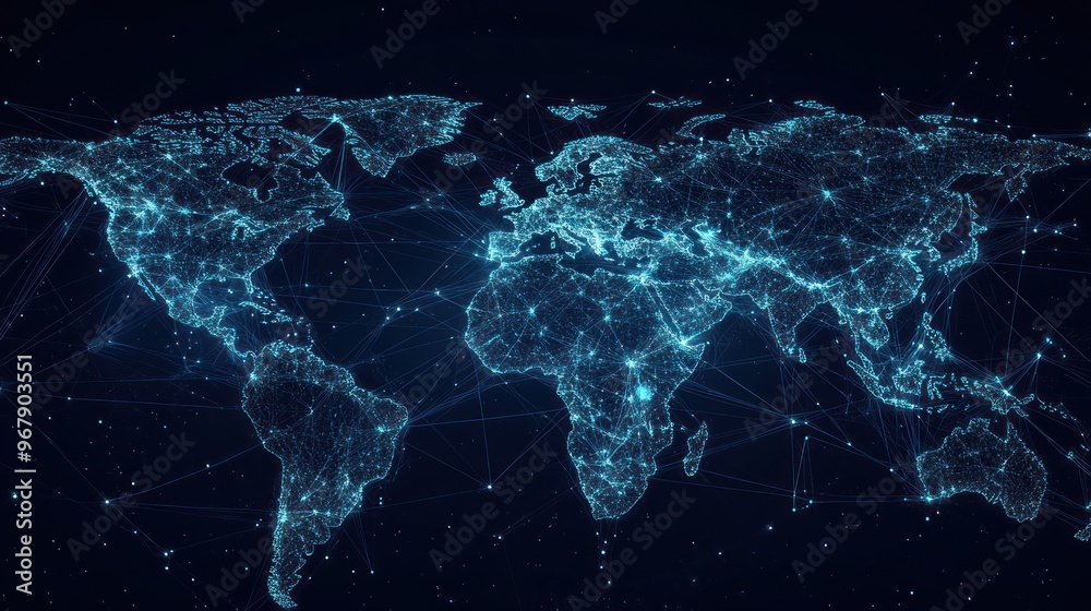 Global Network Map: A Digital Representation of Interconnectedness ...