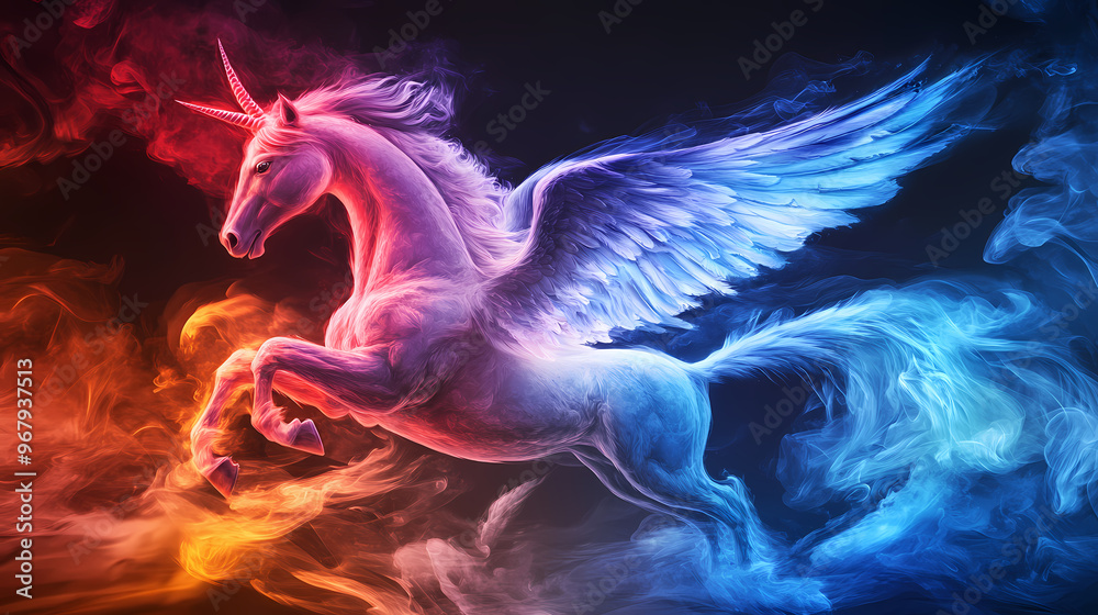 From majestic griffins to graceful pegasus see the colorful smoke ...