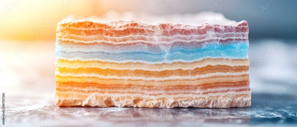Foto de Stock Lab experiment simulates geological layers in digital ...