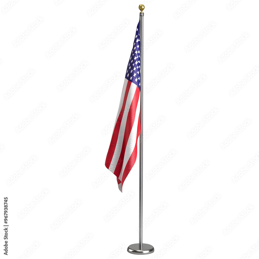 American flag with pole png US flag png flag of united states of ...