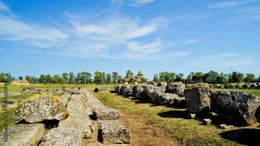L'area archeologica di Metaponto, antica città della Magna Grecia ...