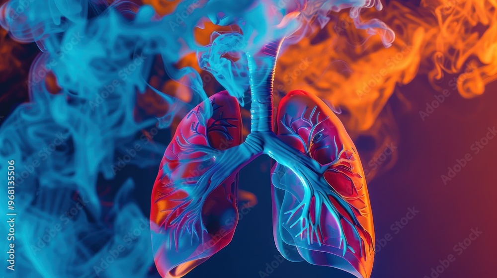 Lungs Surrounded by Smoke: A Visual Representation of the Effects of ...