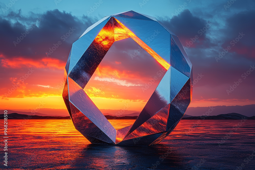 A representation of a pentagon inscribed in a circle, demonstrating the ...