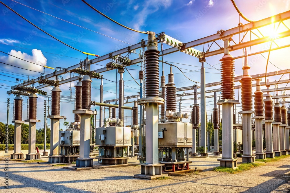 energy, technology, electric power, high voltage, switchgear, industry ...