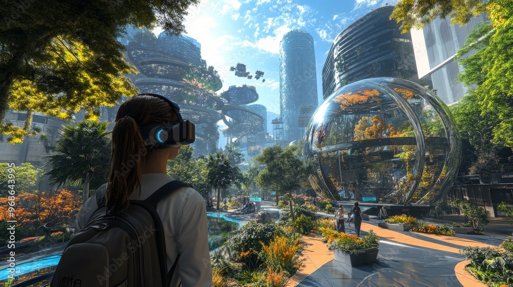 AI-guided virtual reality environments allowing users to experience ...