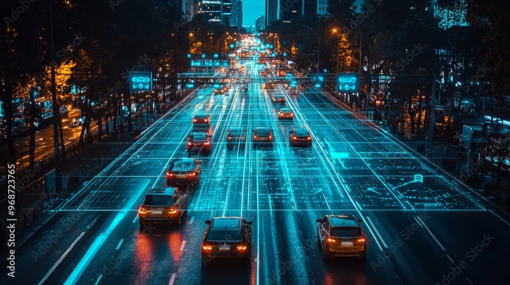 AI-controlled traffic management systems reducing car accidents in ...