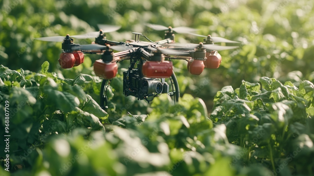 AI-driven remote farming systems managing crops via drones and robots ...