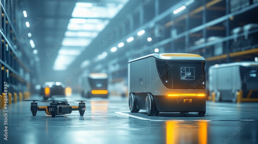 AI-powered smart logistics hub with automated vehicles and drones: A ...