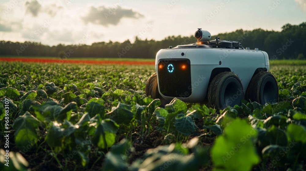 Autonomous AI-driven smart farming robots identifying pests and ...