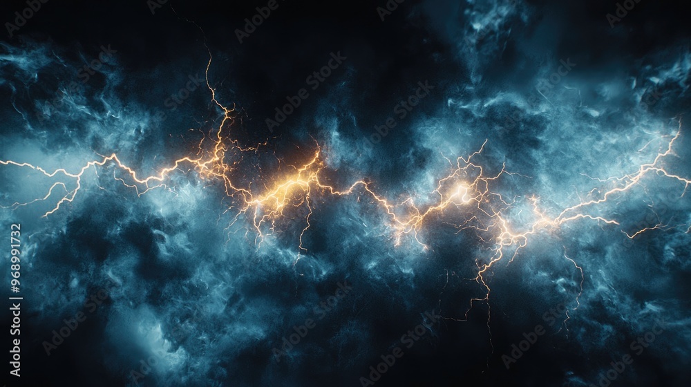 youtube thumbnail style background with lightning storm, lightning ...