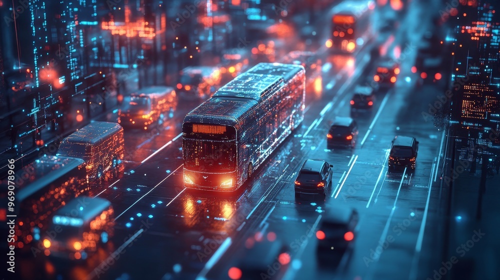 Autonomous AI-powered public transport with live traffic adaptability ...