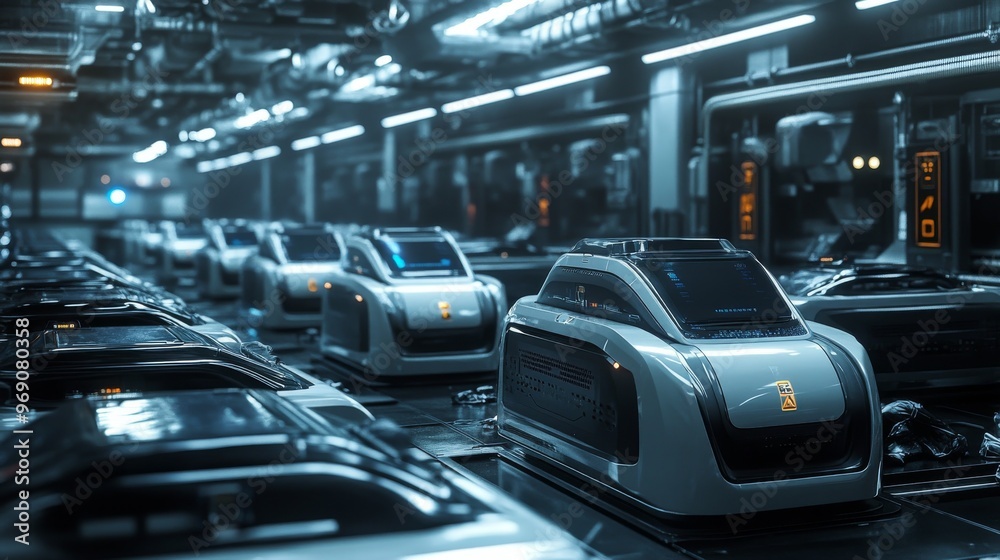 Futuristic autonomous waste management systems with AI sorting and recycling: Robotic waste ...