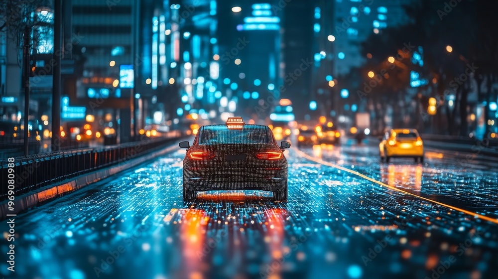 Autonomous AI-powered ride-hailing services for cities with dynamic ...