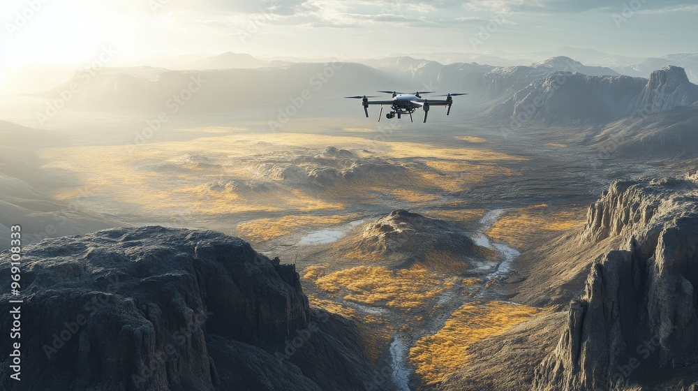 Autonomous drones mapping remote landscapes for environmental studies ...