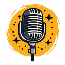 Vintage Microphone Retro Circles Free Stock Photo - Public Domain Pictures