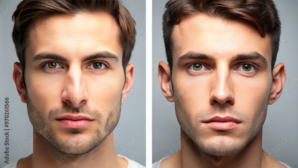 The noses show significant improvements in symmetry and aesthetics ...