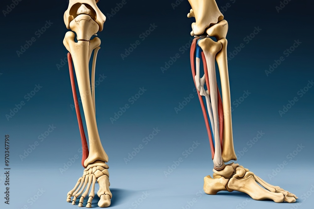 Understanding Human Skeleton Anatomy Tibia Fibula Joint Connections and ...