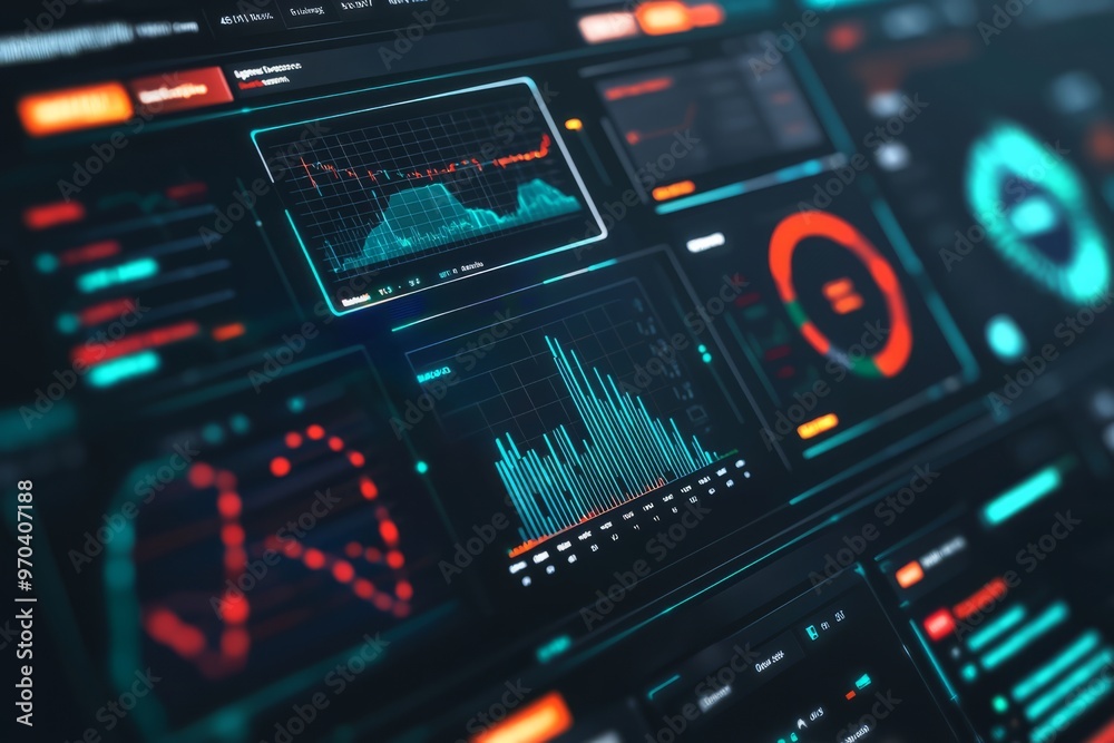 A visual of a digital wallet security dashboard with alerts and fraud detection features. The ...