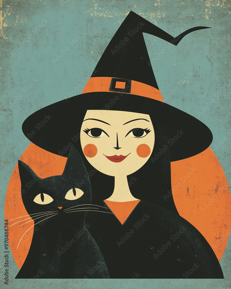 Illustration Stock High-resolution vintage-style illustration of a ...