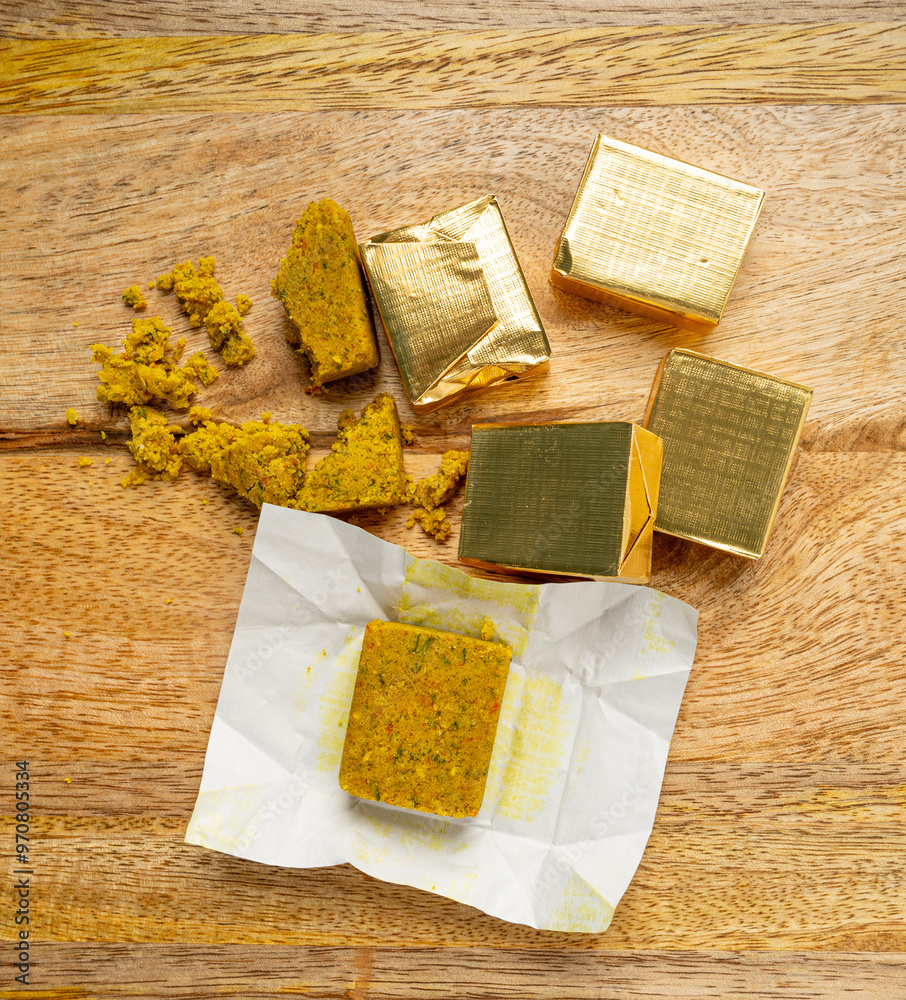 Stock Cube Isolated, Vegetable Stock Concentrat, Broth Cubes, Bouillon ...