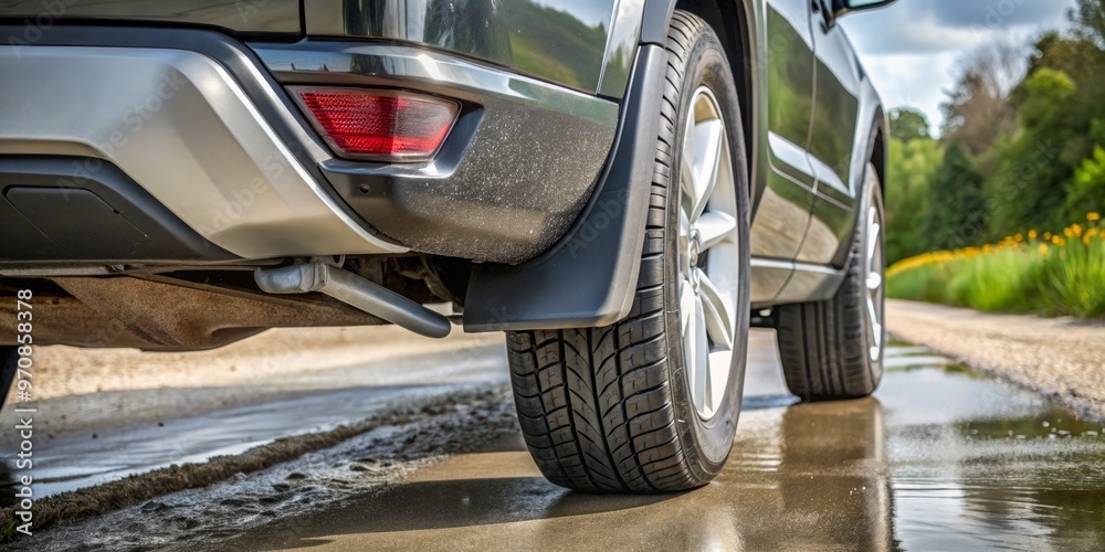 Mud flaps come in a variety of styles and designs, protecting vehicles ...