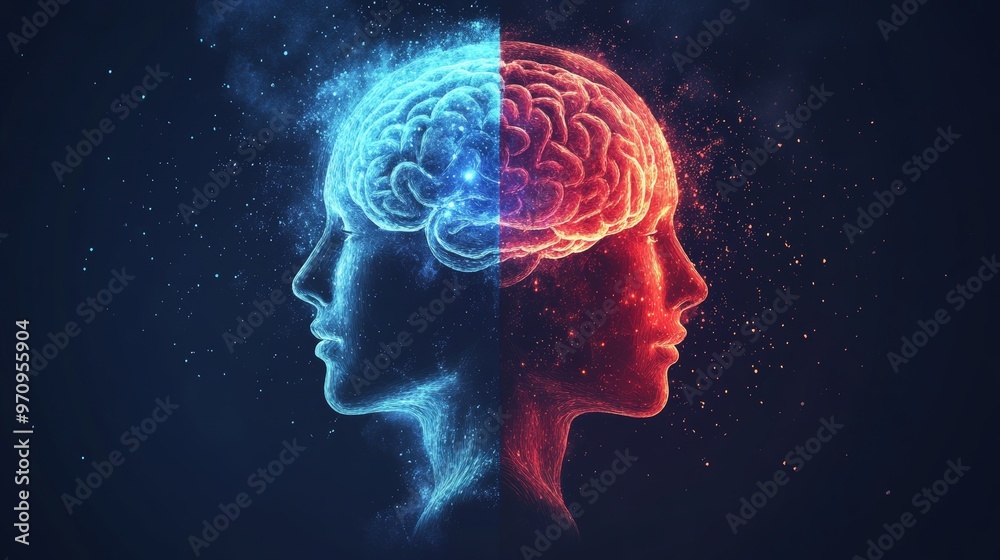 Growth mindset vs Fixed Mindset concept strategy for web banner ...