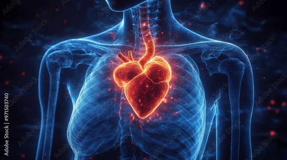 CT scan of head and body Detailed anatomy of body organs, brain, heart ...