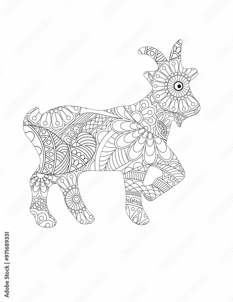 amazing animals coloring pages for kids and adult. zentangle animals ...