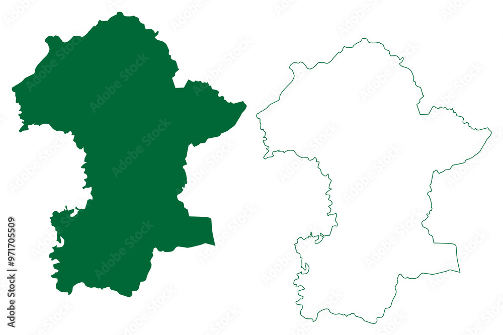 Gondia district (Maharashtra State, Nagpur Division, Republic of India ...