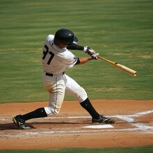 Baseball Player Action Shot Free Stock Photo - Public Domain Pictures