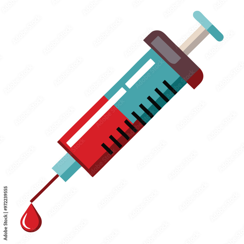 Medical Syringe Cartoon Vector icon png image drawing on white ...