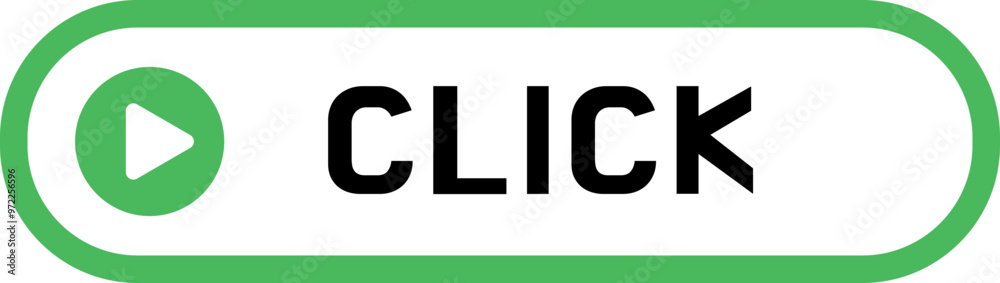 Click Here Button with pointer clicking. Web button set. Click button. Clicking the icon. Action ...