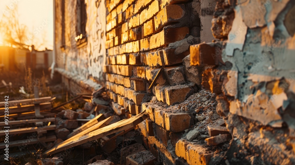 Revitalization initiative involves disassembled wall from a historic ...