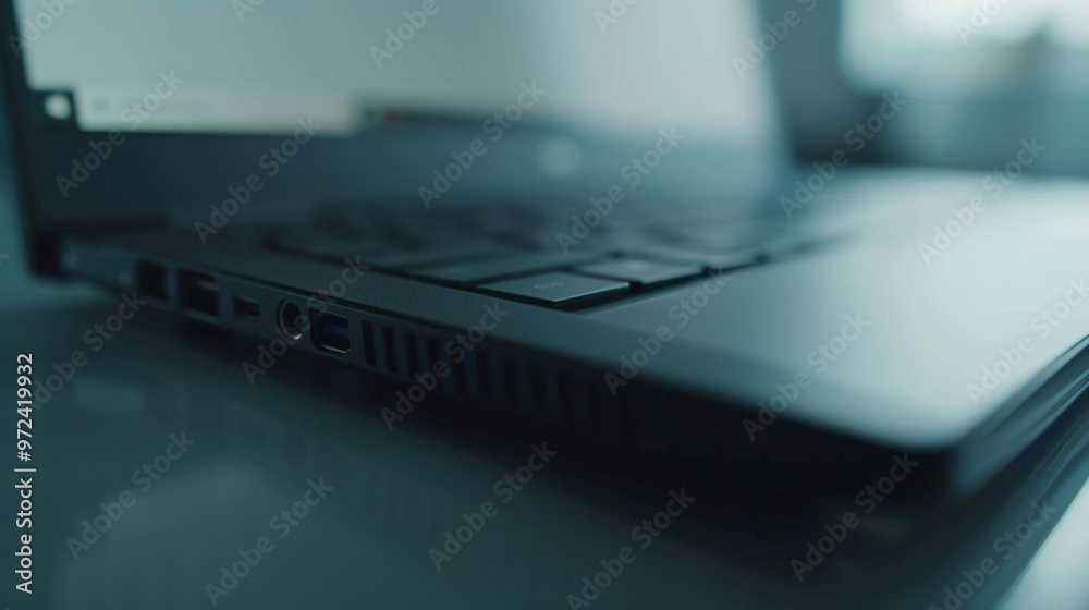 Laptop: Slim and powerful, this portable computer is designed for ...