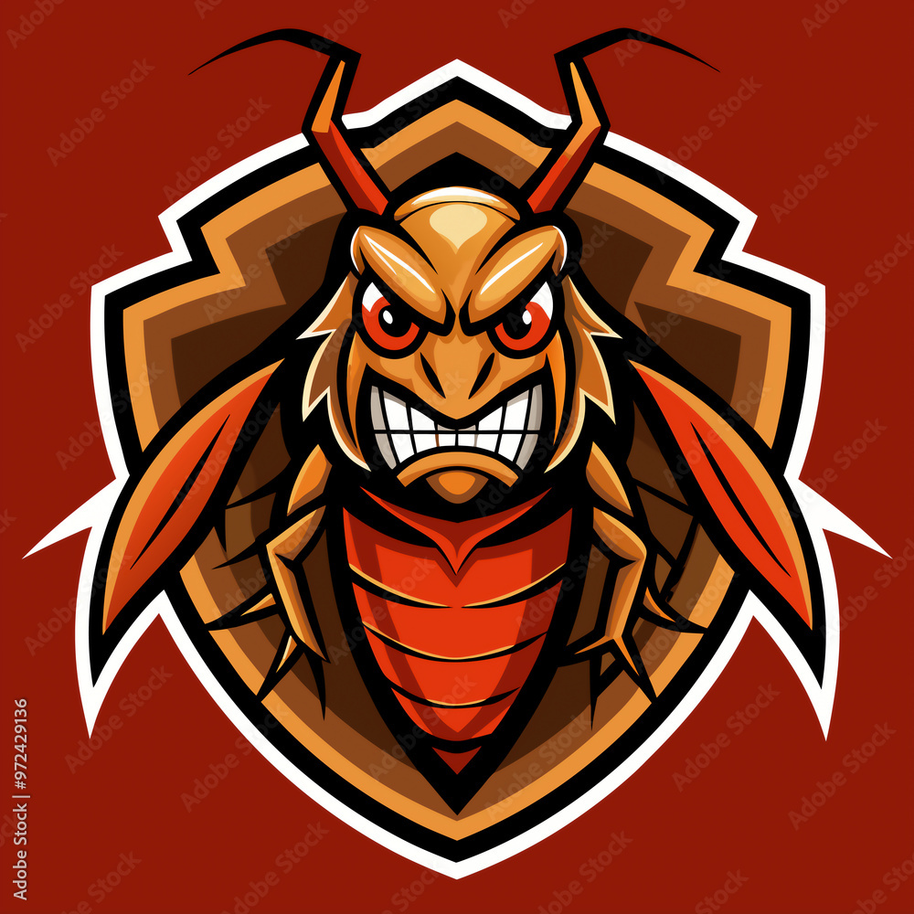 Angry and Happy Cockroach Logo Design for Bug Branding | Perfect for ...