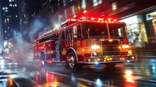 Speeding Fire Truck Free Stock Photo - Public Domain Pictures