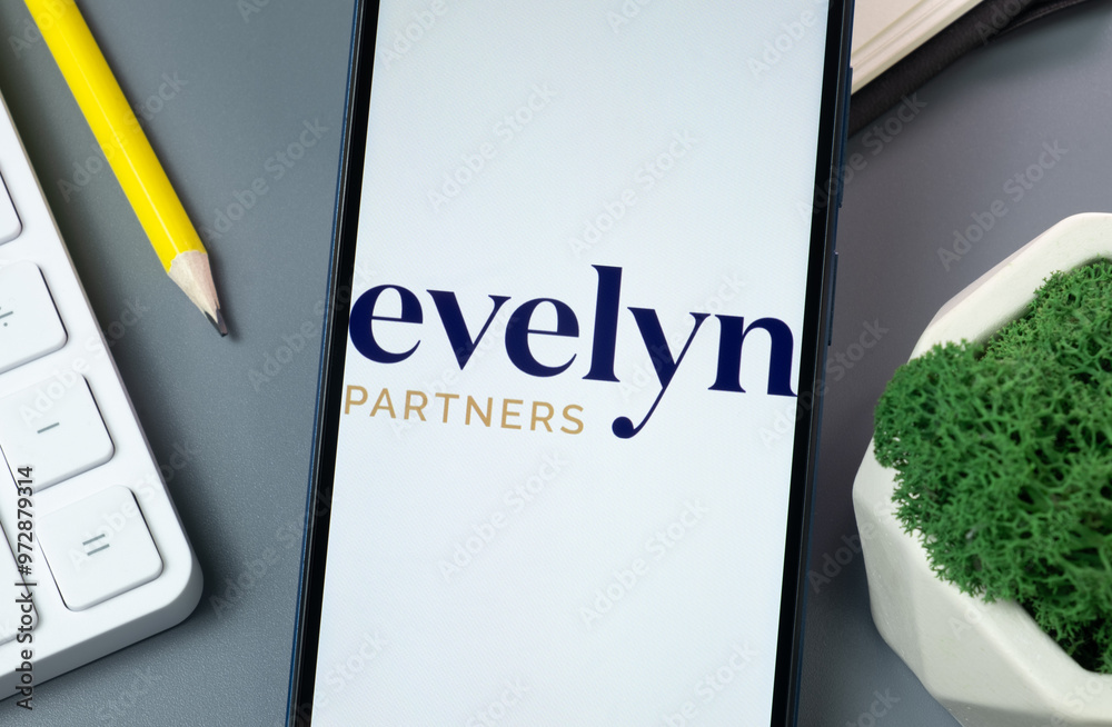 New York, USA - 30 August 2024: Evelyn Partners Logo on Phone Screen ...