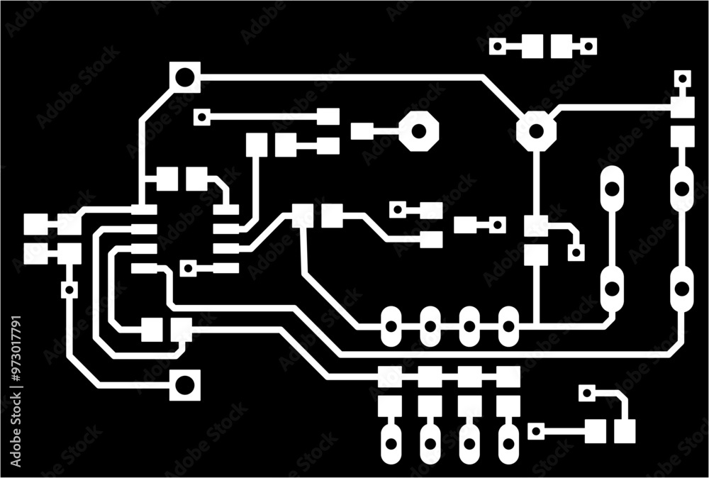 Tracing the conductors of the printed circuit board of an electronic ...