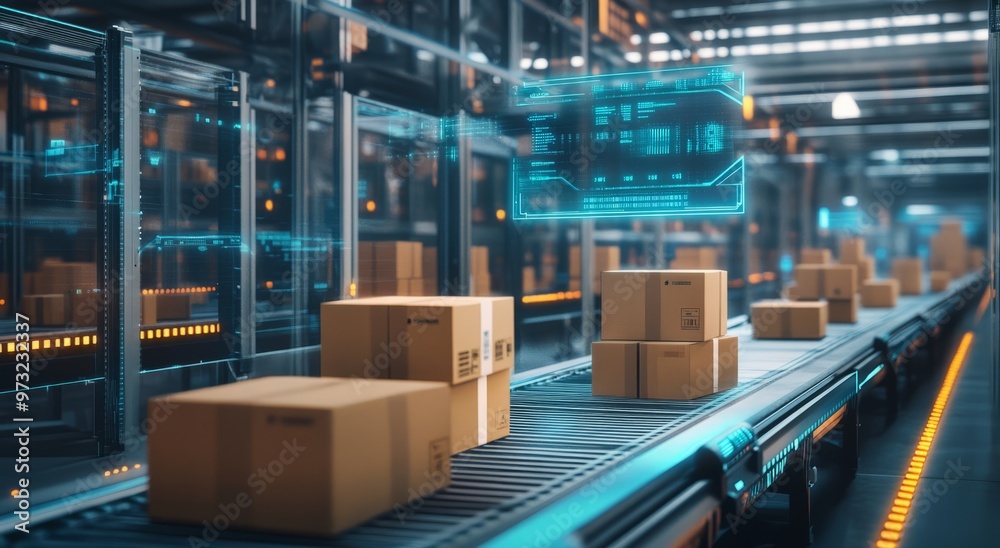 Smart warehouse management system using augmented reality technology to identify package picking ...