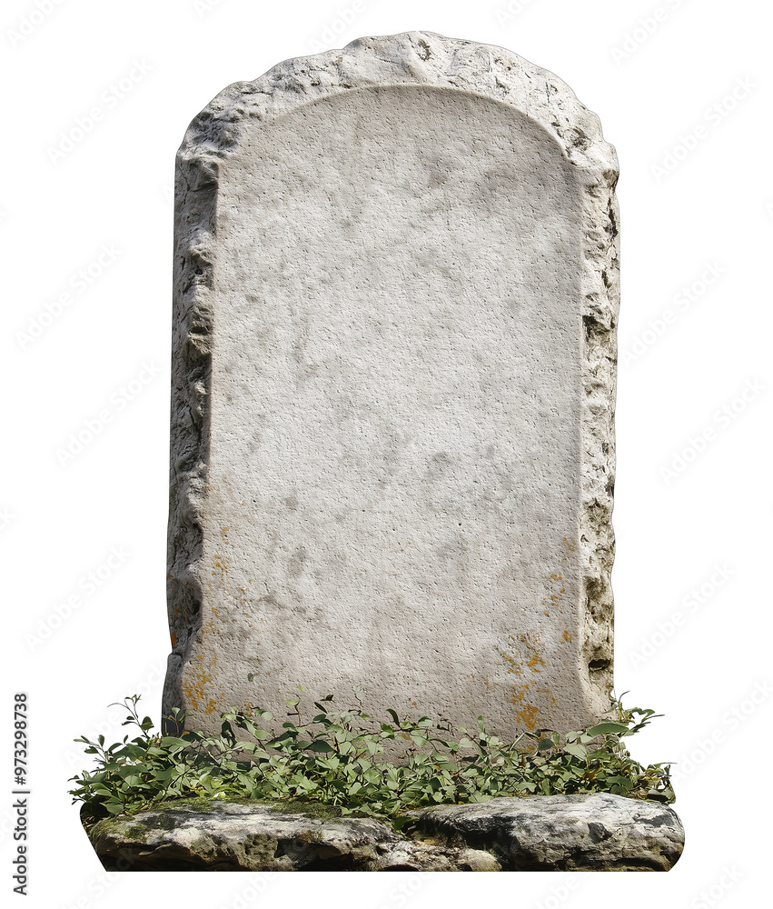 simple, blank tombstone with a transparent background Stock ...