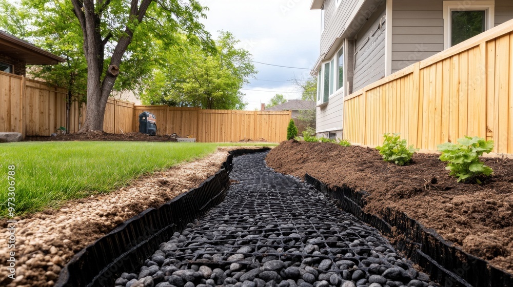 DIY Budget-Friendly Drainage Solution: Building a Simple Gravel and ...