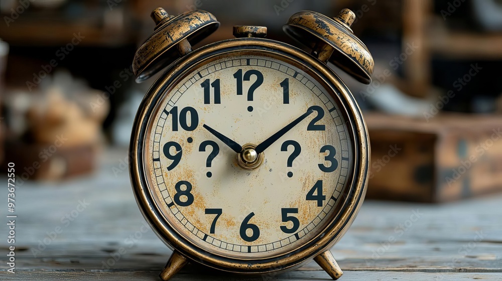 World Philosophy Day Clock with Question Marks A clock with question ...