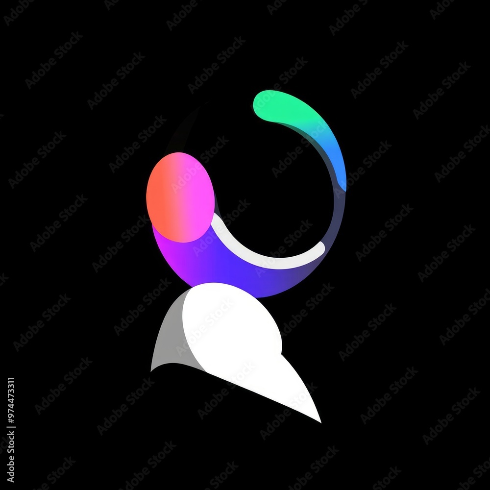 Ilustración de Stock plain and simple shapes, 2d vector art style nano ...